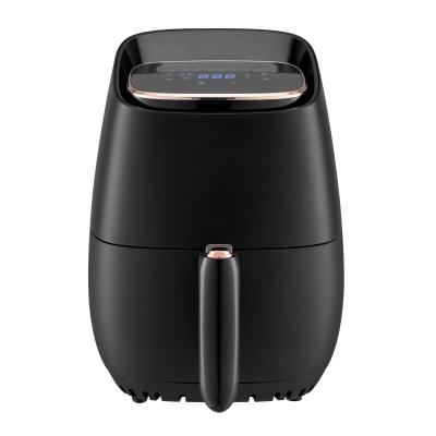 China Modern Design Oil Free Fryer 1300W 2.5 Litre Multifunction Cooker Black Color for sale