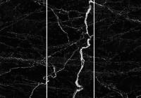 China Ararat Lighting Black Colour Marble Slab Tile For Bathroom Scratch Resistant for sale