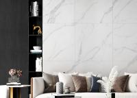 China Sleek Marble Look Porcelain Tile Floor And Wall Thickness 9.5mm for sale