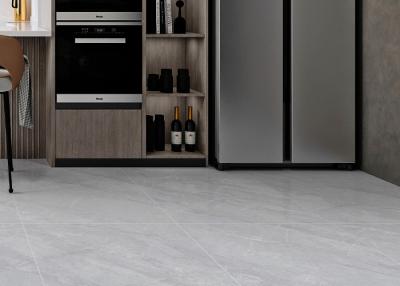 China White Marble Look Ceramic Floor Tile Timeless Design Rectangle Shape for sale
