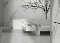 China 12mm Scratch Resistant White Porcelain Tiles Easy Maintenance 6 Pattern Design for sale
