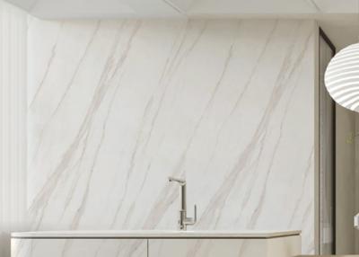 China Low Water Absorption White Porcelain Tiles Polished Finish 3 Pattern Design for sale