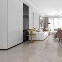 China Stain And Scratch Resistant Grey Indoor Porcelain Tiles With Matt Finish for sale