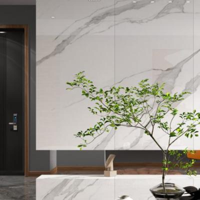 China Indoor White Polished Porcelain Tiles with Anti Scratch and Stain Resistance for sale