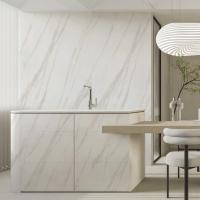 China High Stain Resistance Rectified Marble Look Porcelain Tile with Marble Design Rectified Edge for sale