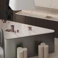 China Floor / Wall Installation Type Porcelain Cement Look Tile with Marble Appearance for sale