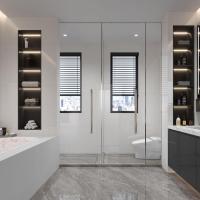 China Rectangle Marble Look Porcelain Tile with High Variation in 750x1500MM for Modern Interiors for sale