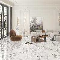 China Concrete Suitable Marble Look Porcelain Tile with Less Than 0.1% Absorption Rate and Matt Marble Like Finish for sale