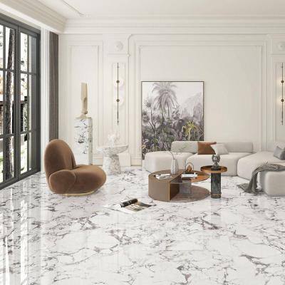 China Concrete Suitable Marble Look Porcelain Tile with Less Than 0.1% Absorption Rate and Matt Marble Like Finish for sale