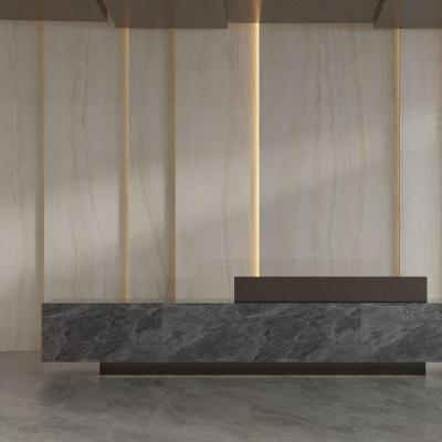 China Water Absorption < 0.5% Stain Resistant Modern Porcelain Floor Tile in 1200x2700 mm Size for Office Buildings for sale