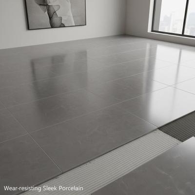 China Wear-resisting Sleek Porcelain Flooring Installed with Thin-set Mortar Or Adhesive Method Delivering Performance and Modern Aesthetic Appeal for sale