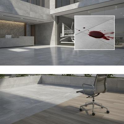 China Indoor And Outdoor Flooring And Wall Applications Modern Porcelain Tile Office Building Resistance Stain Durable Stylish Versatile for sale