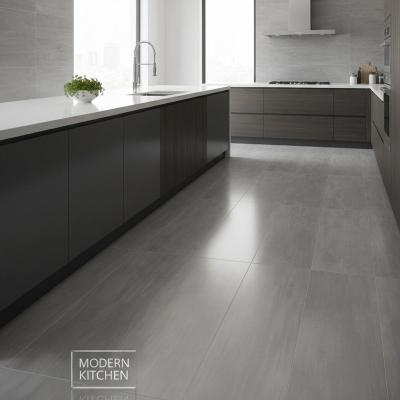 China Matte Porcelain Cement Look Tile Perfect for Kitchen Applications Offering Modern Aesthetic and Long Lasting Durability for sale