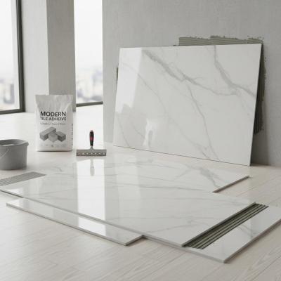 China Building Decoration Marble Look Porcelain Tile Modern Style Thin-set Mortar Or Adhesive Installation Method Suitable for Walls and Floors for sale