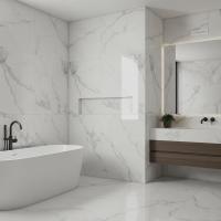 China Bathroom Suitable Marble Look Porcelain Tile Modern Style Providing Building Decoration Solution with Authentic Marble Effect and Robust Material for sale