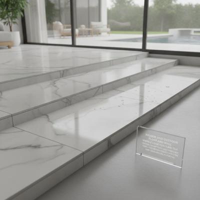 China Indoor And Outdoor Floor And Wall Marble Look Porcelain Tile Waterabsorption Less Than 0.5 Percent Ideal For Residential And Commercial Flooring for sale
