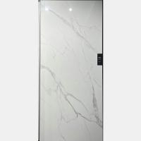 China Smooth With Natural Marble Veining Marble Look Porcelain Tile Offering Random Patterns Perfect For Commercial And Residential Spaces for sale