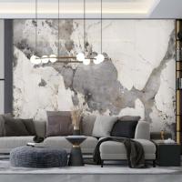 China Polished Marble Look Porcelain Tile Low Absorption Rate Below 05 Percent Perfect for Living Room Flooring Durable and Beautiful Finish for sale