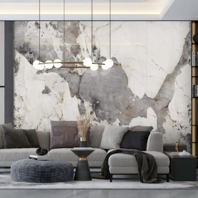 China Polished Marble Look Porcelain Tile Low Absorption Rate Below 05 Percent Perfect for Living Room Flooring Durable and Beautiful Finish for sale