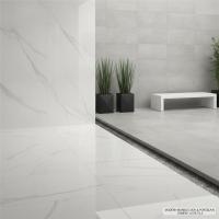 China Modern Marble Look Porcelain Tile Porcelain Cement Look Tile Ideal for Creating Sleek Minimalist Interiors and Exteriors for sale