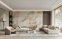 China 9mm Thick Marble Look Porcelain Tile Polished Finish Multiple Sizes Suitable for Hotels Offices and Retail Environments for sale