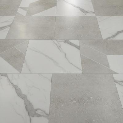 China Marble Look Porcelain Cement Look Tile Pattern 8 Random Patterns Providing Durable Surface Covering with Elegant Appearance for sale