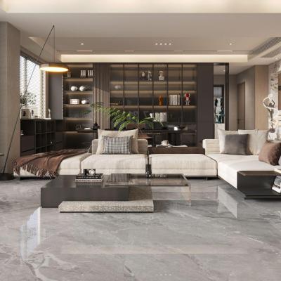 China Beige With Marble Veining Porcelain Kitchen Floor Tiles Featuring Low Water Absorption and Easy Maintenance Ideal for Busy Kitchen Environments for sale