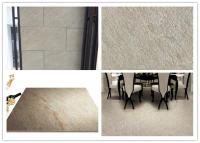China Yellow Beige Ceramic Kitchen Floor Tile , Sandstone Porcelain Tiles for sale