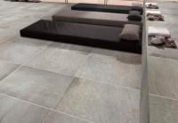 China Stone Look Bathroom Ceramic Tile 60x60 Cm Size Less Than 0.05% Absorption Rate for sale