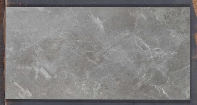 China Super Glossy Polished Porcelain Tiles Grey Color 600*1200 Mm Size / Marble Look Floor Tile for sale