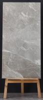 China Elegant Grey Marble Look Porcelain Tile / Full Polished Glazed Tile for sale