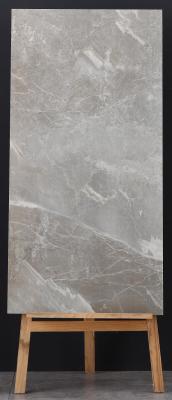 China Elegant Grey Marble Look Porcelain Tile / Full Polished Glazed Tile for sale