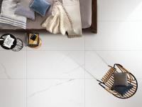 China Elegant Pattern Marble Look Floor Tile , Engobe Glazed Ceramic Tile for sale