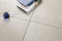 China Lappato Surface White Modern Porcelain Tile , Cement Inkjet Floor Tiles 600 X 600mm Size for sale