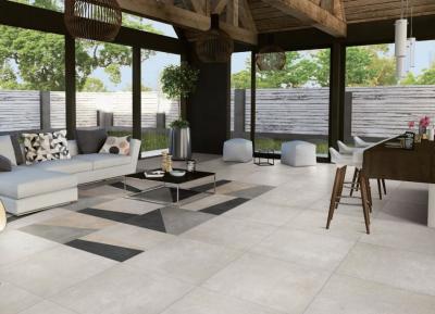 China Rustic Livingroom Nonslip Modern Porcelain Tile 300X300 Mm 600x600 Mm Size White Color Tiles for sale