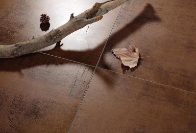 China School Bathroom Modern Porcelain Tile , Matte Rust Color Ceramic Wall Tile for sale