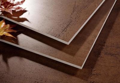 China Plaza Mesa Rust Rust Color Porcelain Tile , Luxury Non Slip Rectified Edge Tile Indoor Porcelain Tiles for sale