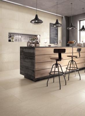 China Indoor Ceramic Wall Tiles 24 X 24 Inches , Beige Color Marble Floor Tiles for sale