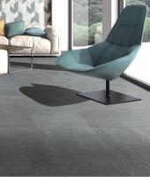 China Anti Slip Black Matte Bathroom Ceramic Tiles 600*600mm Acid Resistant for sale