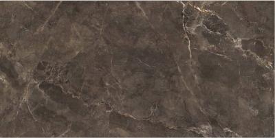 China Marble Bathroom Brown Ceramic Kitchen Floor Tile / Thin Polished 90*180cm Glazed Porcelain Floor Tile for sale