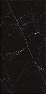 China 1200x2400 Large Format Wholesale Porcelain Tile Black Color Big Size Marble Bathroom Ceramic Floor Tile On Sale for sale