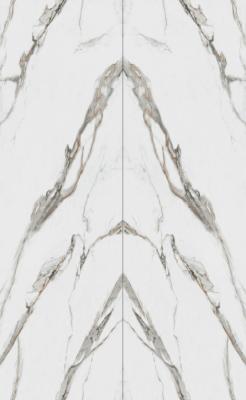 China Foshan Modern Porcelain Tile Big Porcelain Calacatta  Slabs White Marble Floor Slabs Large Format  800*2600mm for sale