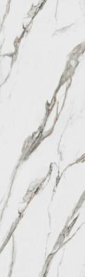 China 80*260cm Foshan Big Porcelain Calacatta  Slabs White Marble Floor Slabs Large Format Marble Look Porcelain Tile for sale