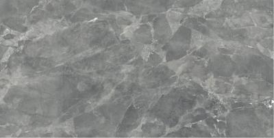 China Indoor Bathroom Big Size Polished Glazed Grey Ceramic Floor Tile for sale