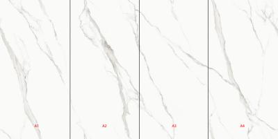 China Full Body12 Thickness 900x1800 White Porcelain Tiles Living Room for sale