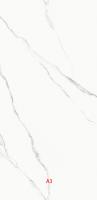 China Polished Carrara Large White 1800x900 MM Marble Look Porcelain Tile for sale