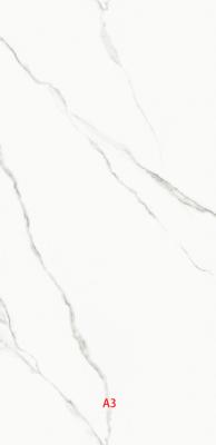 China Polished Carrara Large White 1800x900 MM Marble Look Porcelain Tile for sale