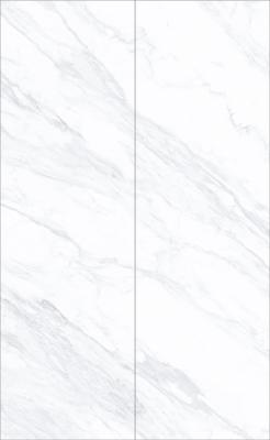 China Custom Italy Calacatta White Marble Look Porcelain Tile for sale
