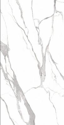 China Italy Design Marble Look Glazed Porcelain Floor Tiles Big Size Hot Sales 2400*1200mm Living Room Porelain Floor Tile for sale