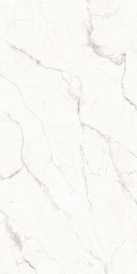 China Hotel Project White Home Wall Decoration 9mm Marble Look Porcelain Tile for sale